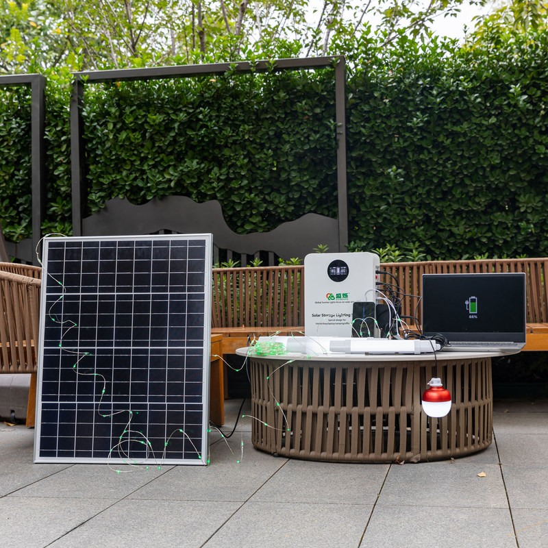 Monocrystalline Solar Panel Portable Solar Generating Systems Charge ...