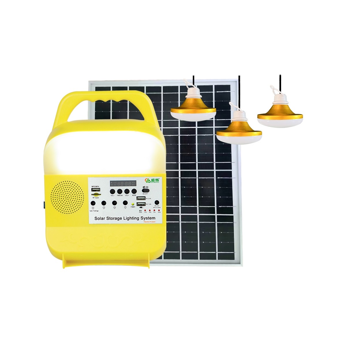 Portable Ip65 Rechargeable Solar Powered Led Lamp Emergency Lights Usb ...