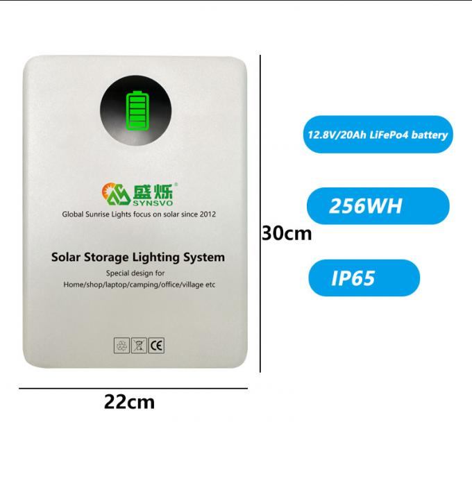 300W Wall Mounted PV Energy Storage System With 60W Solar Panel Generator